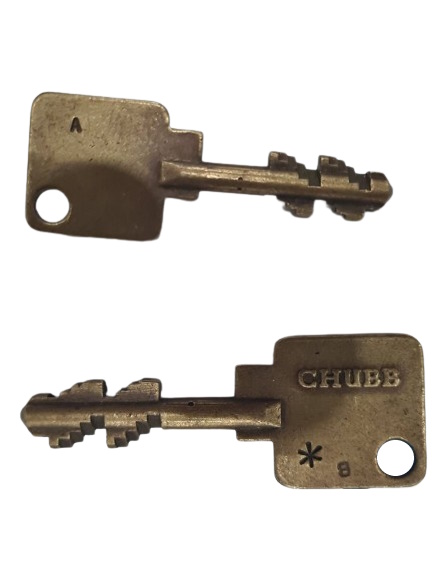 Duplicata clé CHUBB AVA double panneton à tailles angulaires – LOCK STORE